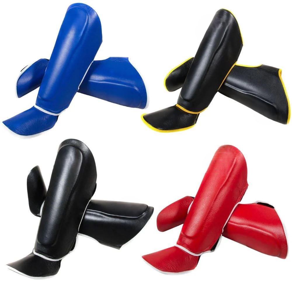 Authentic Leather Shin Guards - Sports Consortia.